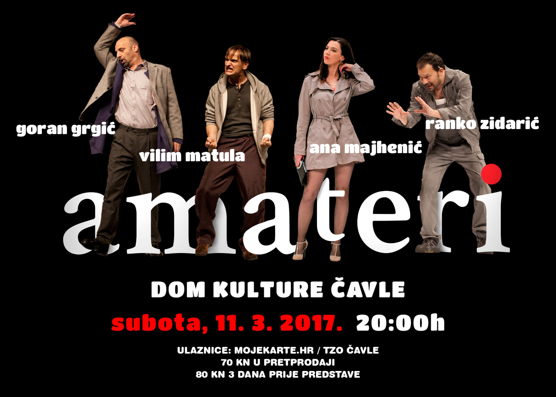 Kazališna predstava "Amateri" • Turistička zajednica Čavle, Grobnik